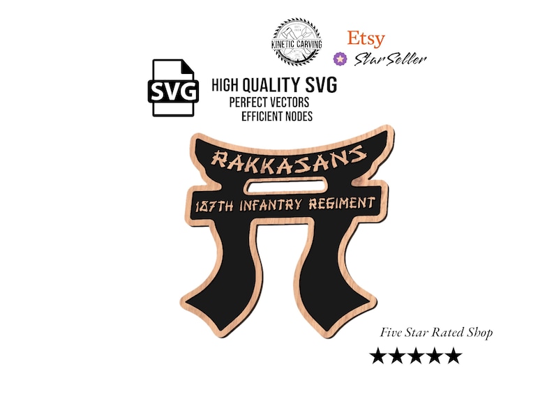 Rakkasans 101st Airborne SVG | CNC Laser Cut File, Wood Wall Art ...