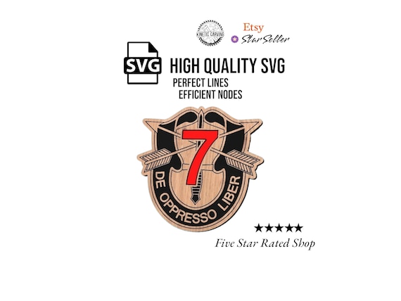7th Special Forces Unit Crests Special Forces Crest Patch With 3rd