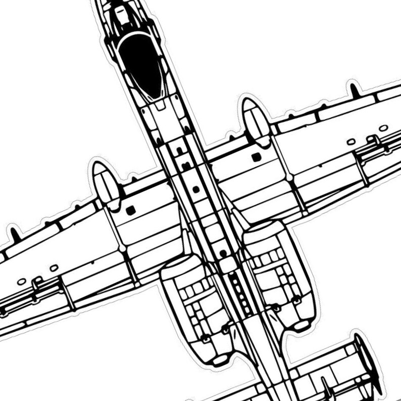 A-10 Warthog SVG | CNC Laser Cut File, Wood Wall Art, Glowforge ...