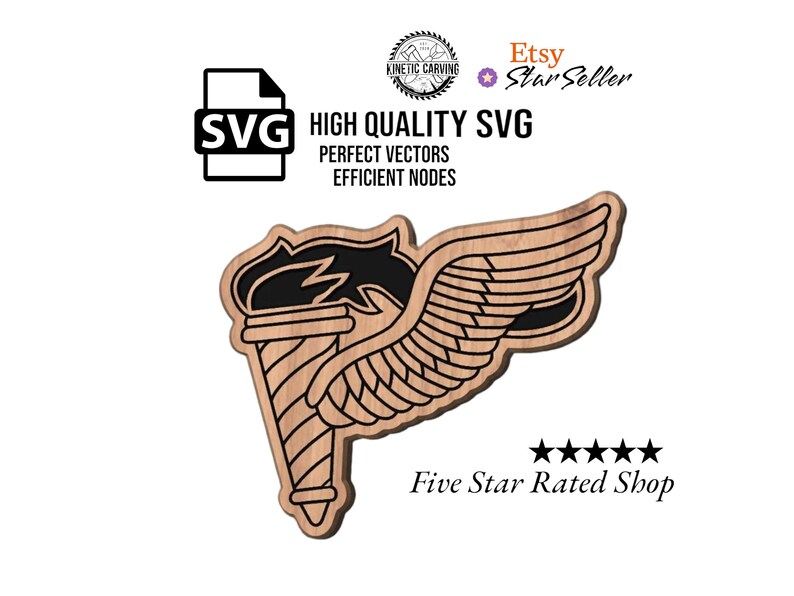 Pathfinder Badge SVG | CNC Laser Cut File, Wood Wall Art, Glowforge ...