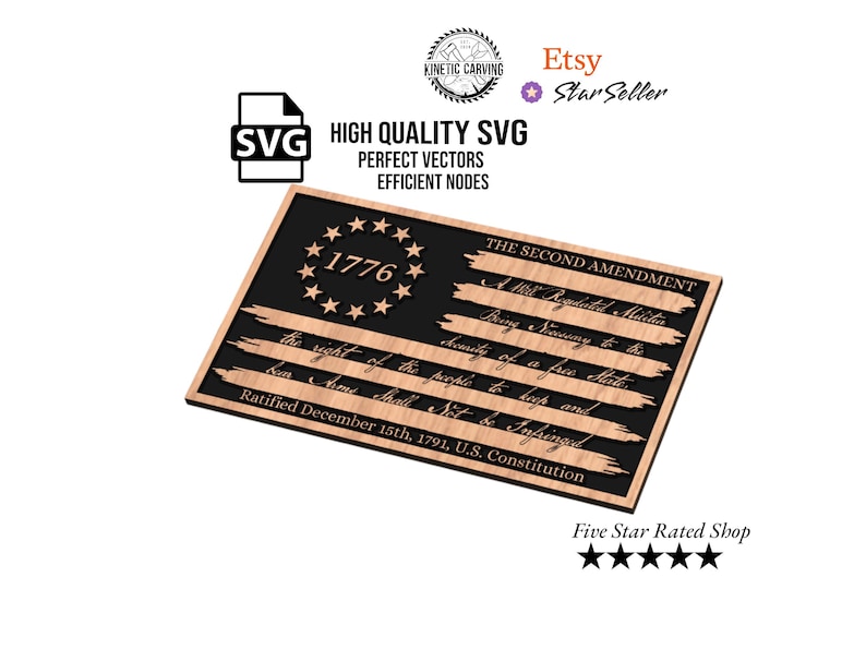 Distressed 1776 Betsy Ross Flag SVG | CNC Laser Cut File, Wood Wall Art ...