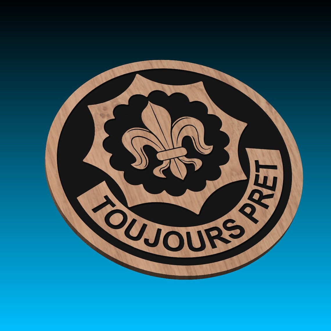 2nd Cavalry Regiment Patch Military SVG File for Woodworking, CNC ...