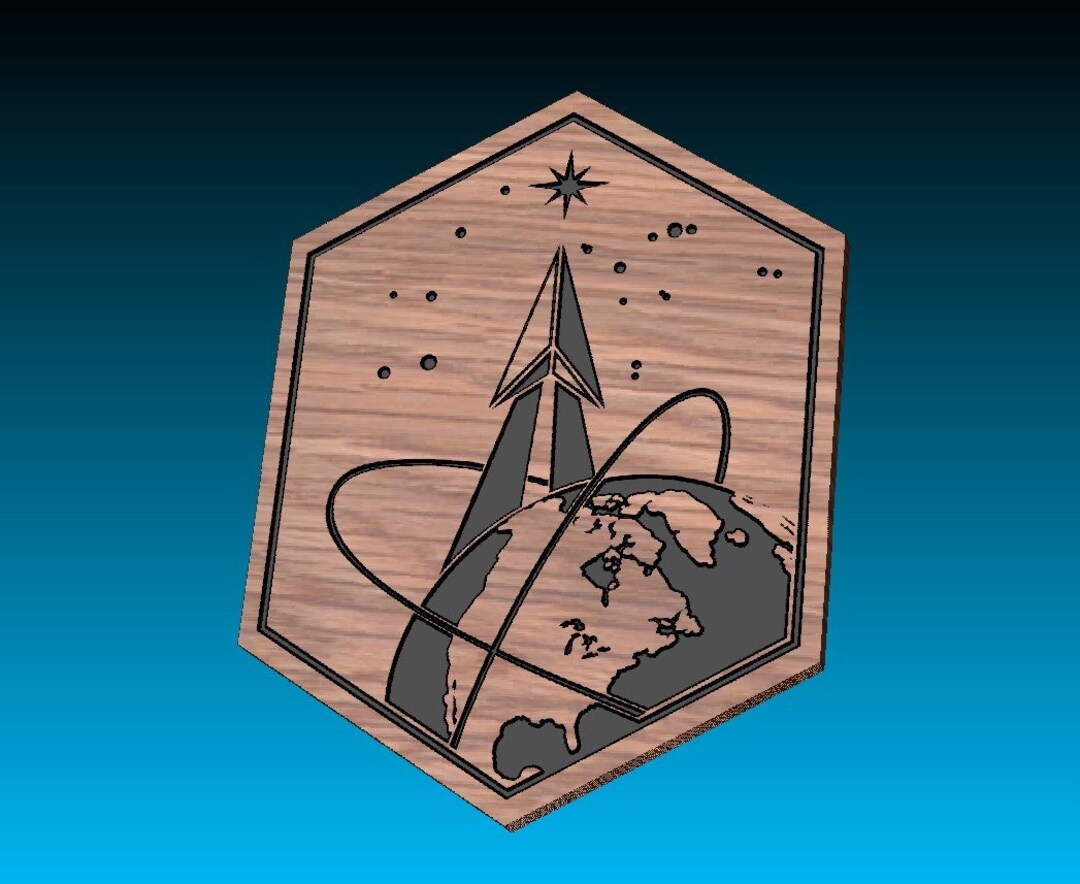 Space Base Delta 2 Garrison Patch Logo Military SVG File for - Etsy