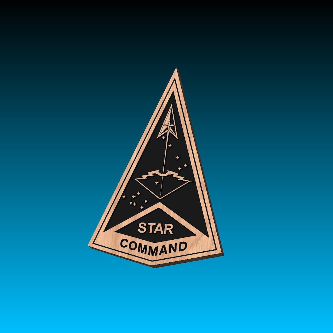 Space Training and Readiness STARCOM Command Patch Military SVG File ...