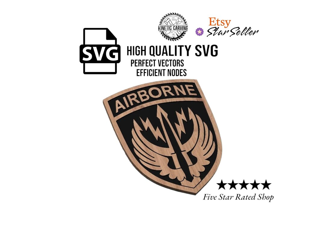 Special Operations Command - Central (SOCCENT) Airborne Patch Logo SVG ...