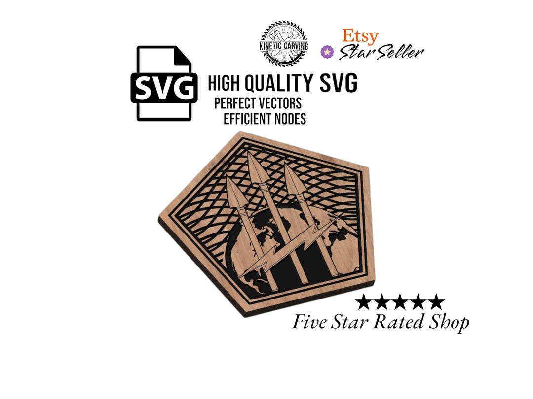 Military Cyber Patch SVG File: CNC, Laser Cut, Print (digital Download ...