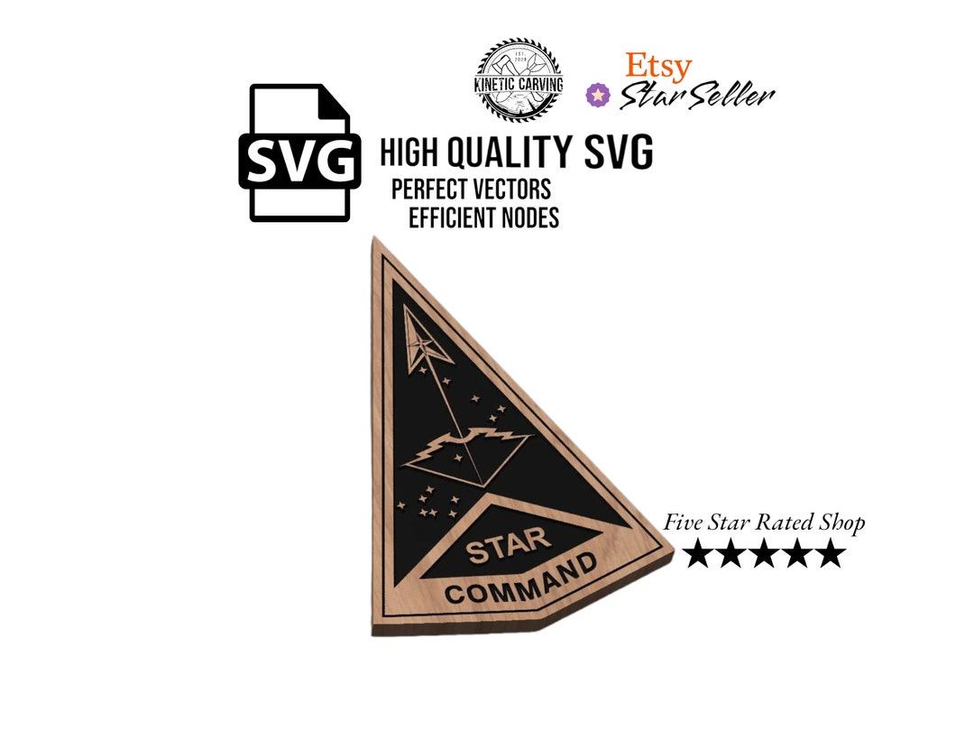 Space Training and Readiness (STARCOM) Command Patch Military SVG File ...