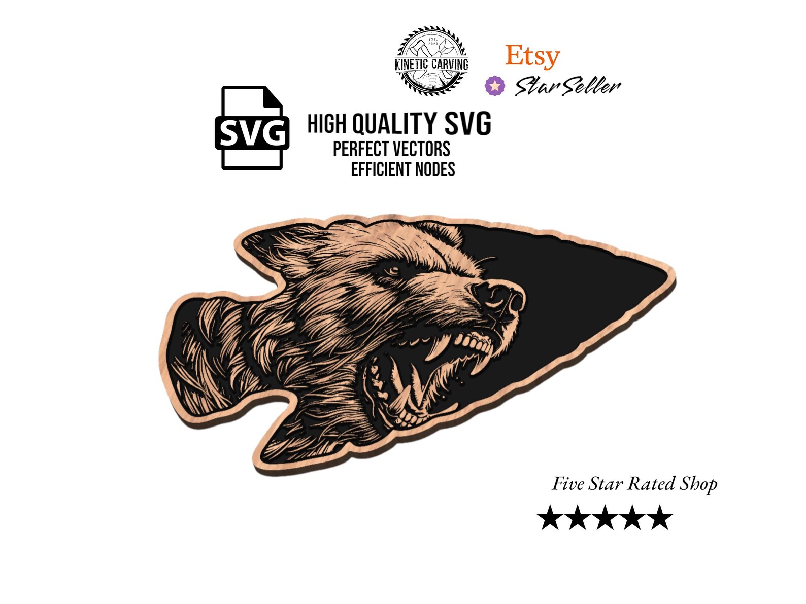 Arrowhead Hunting Combo Bundle SVG | CNC Laser Cut File, Wood Wall Art ...