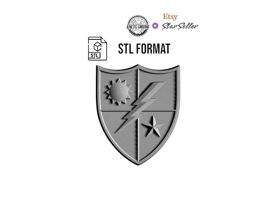 Ranger Regiment DUI STL Patch for 3D Printing, CNC Woodworking - Etsy