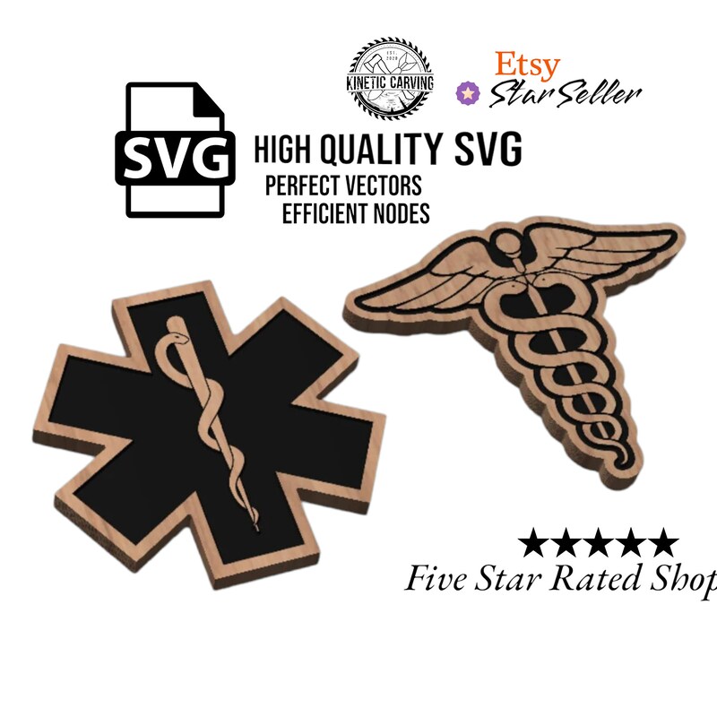 Rod of Asclepius - Etsy