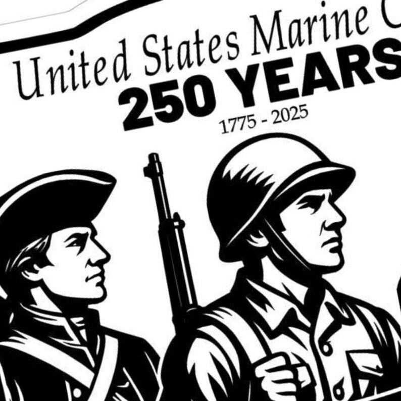USMC 250th Anniversary Bundle SVG | CNC Laser Cut File, Wood Wall Art ...