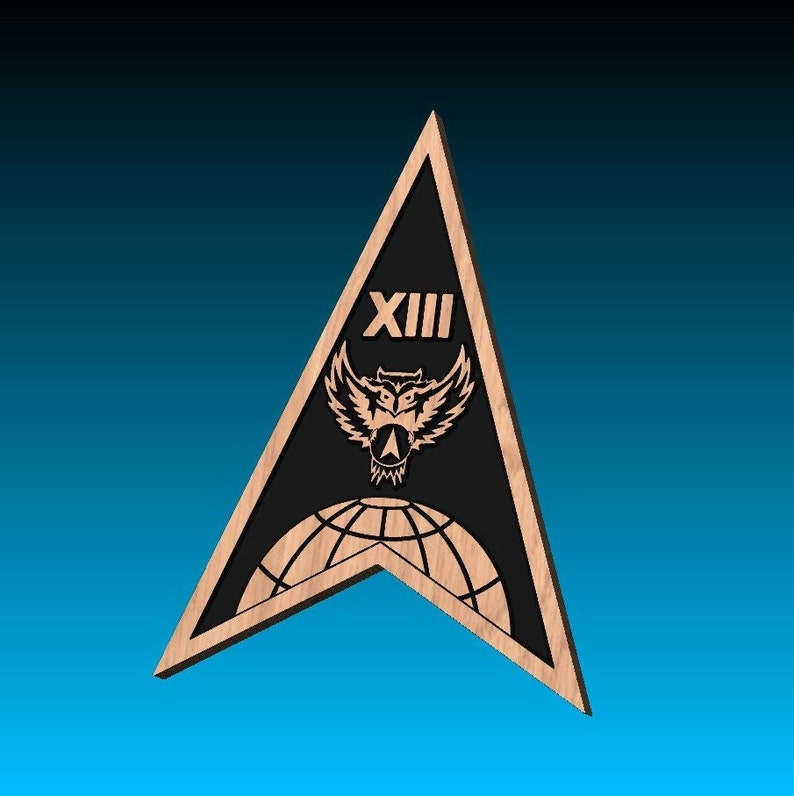 Space Force Delta 13 Command Patch Military SVG File for - Etsy