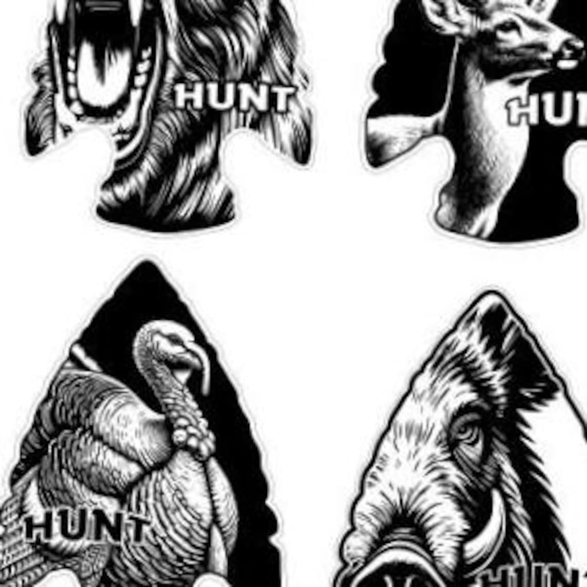 Hunting Bundle Arrowhead SVG | Hunting CNC Laser Cut File, Wood Wall ...