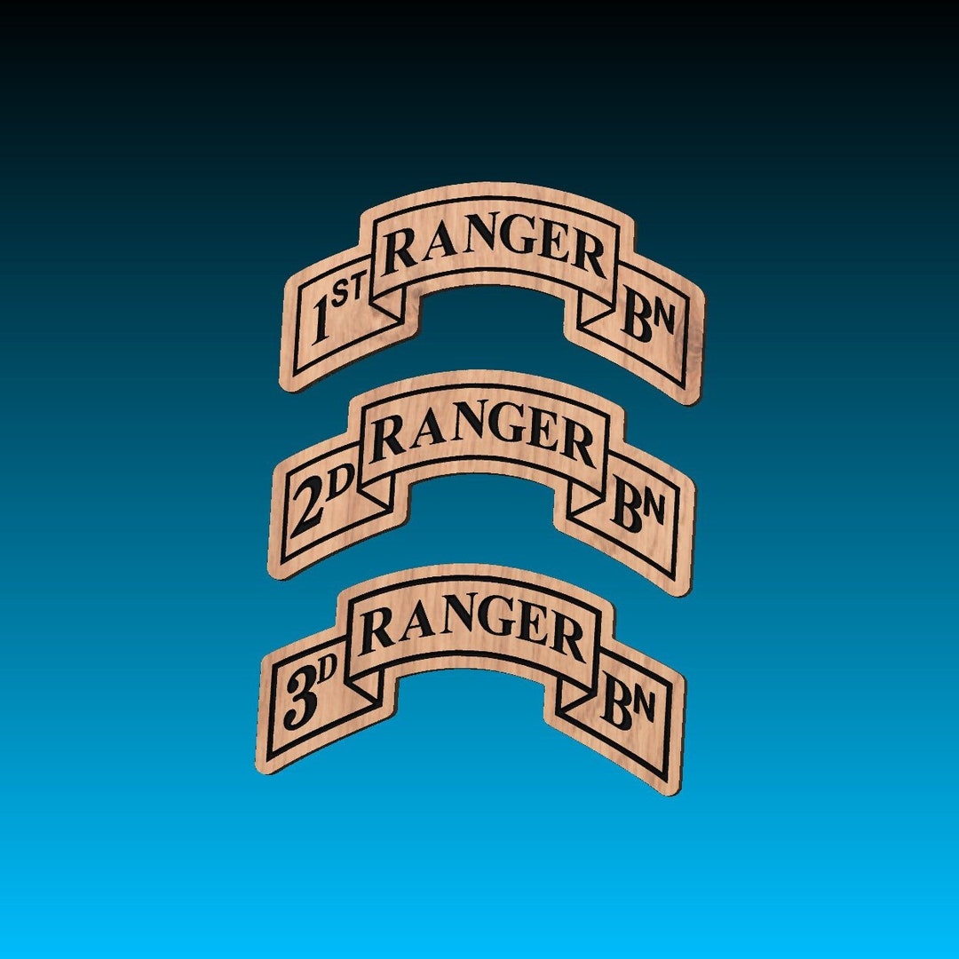 7th Ranger Regiment Scrolls 1st 2nd 3rd Bns Military SVG - Etsy