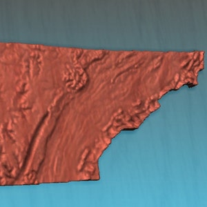 3D STL Model of Tennessee, USA for 3D Printing, CNC Woodworking - Etsy