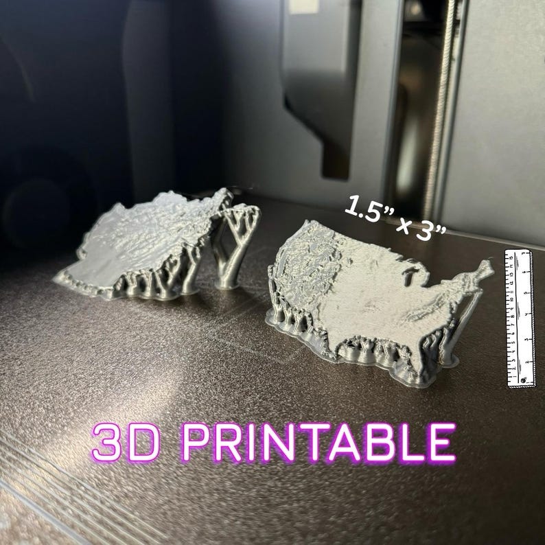 Florida Topographic Map STL | Geographic 3D CNC Relief File ...
