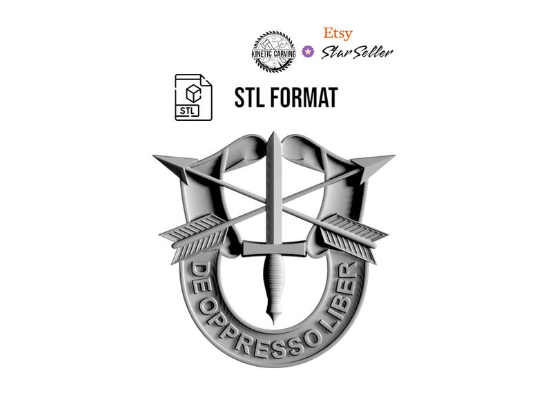 Special Forces STL | 3D CNC Relief File, Woodworking, 3D Printing ...