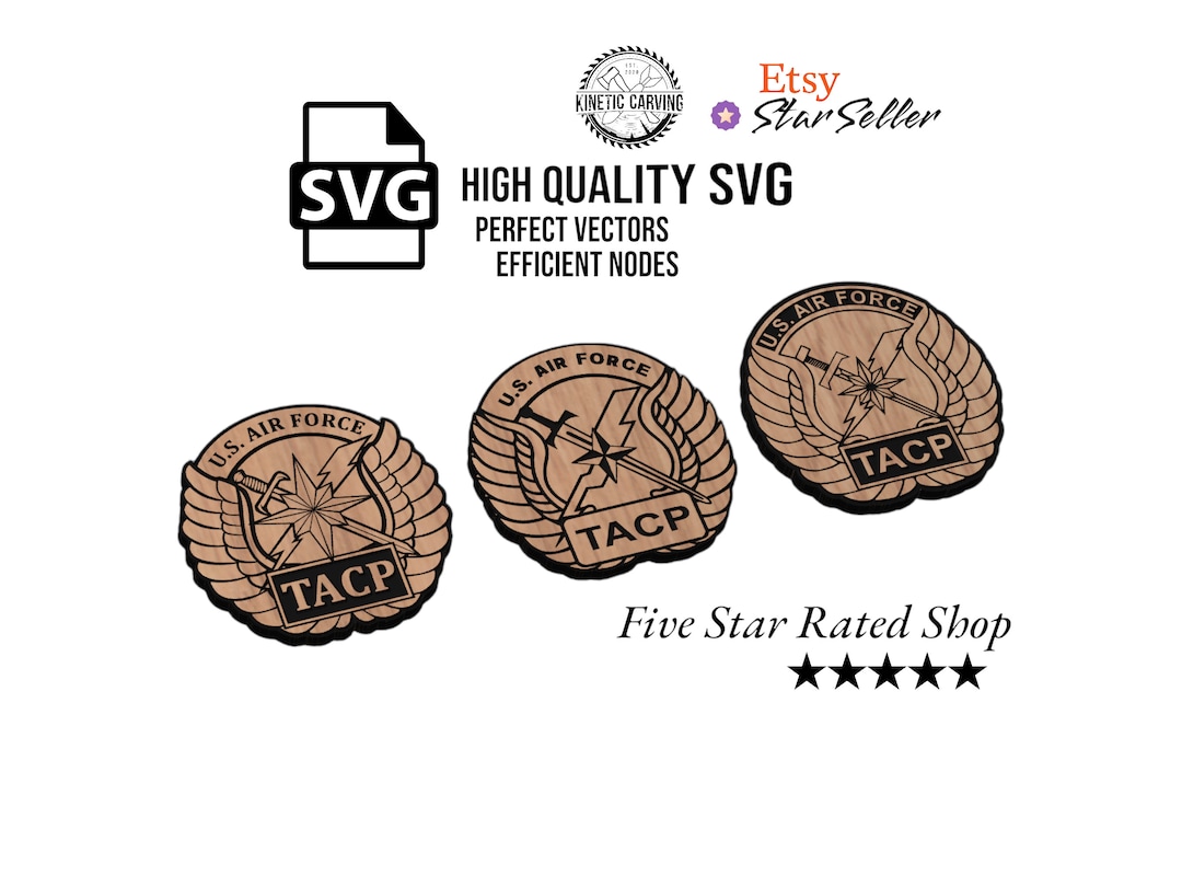 Tactical Air Control Party (TACP) Air Force Patches (three Versions ...