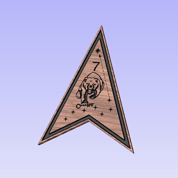 Space Force Delta 7 Command Patch Military SVG File for - Etsy