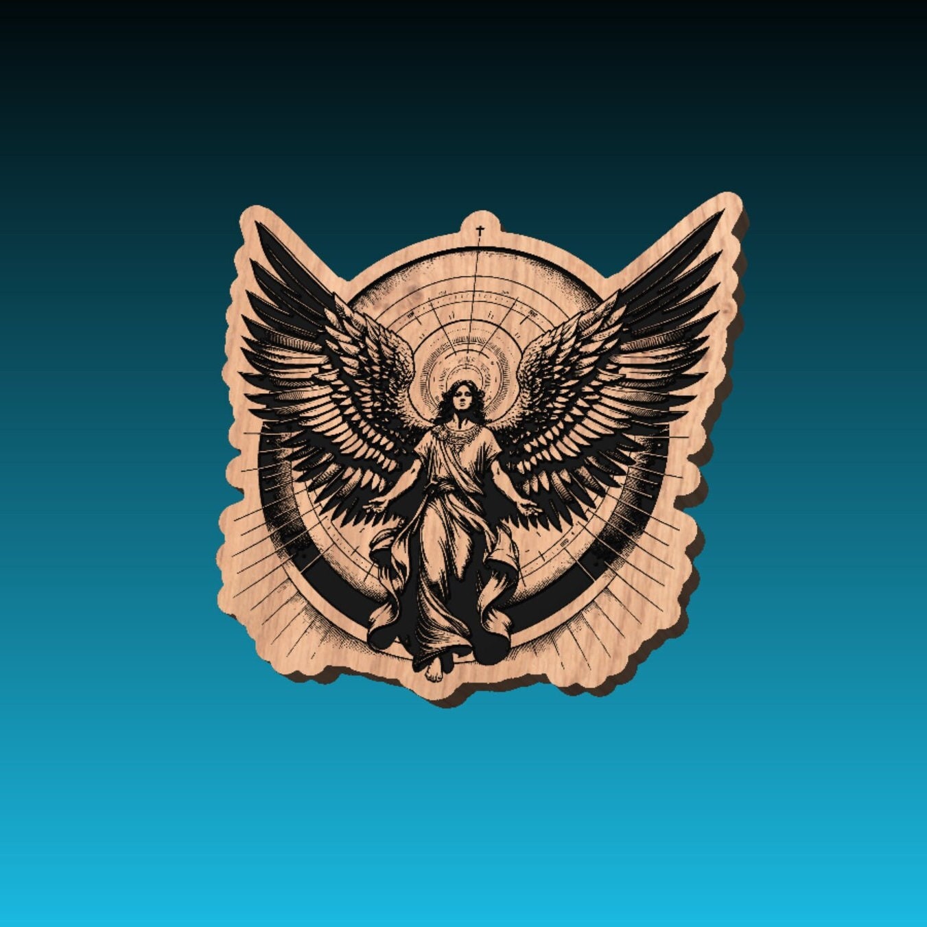 Archangel SVG File for Woodworking, CNC, Printing and Lasering - Etsy