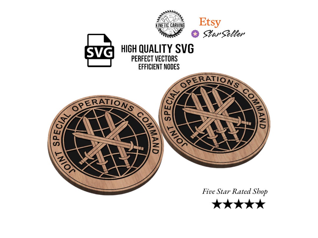 JSOC Logos Bundle | Joint Special Operations Command 4-dagger & 5 ...