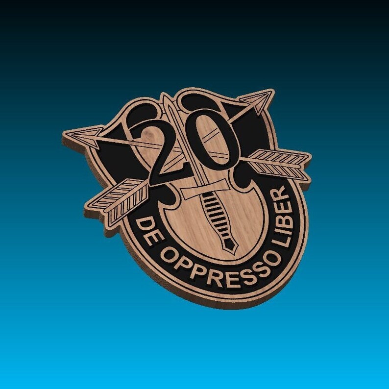 20th Special Forces Group SFG Airborne Crest Patch Logo - Etsy