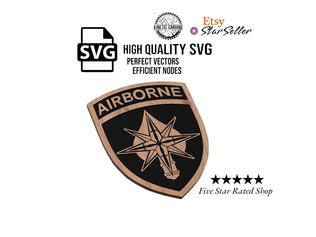 SOCNORTH Military Logo SVG File: Laser Cut CNC Design (digital Download ...