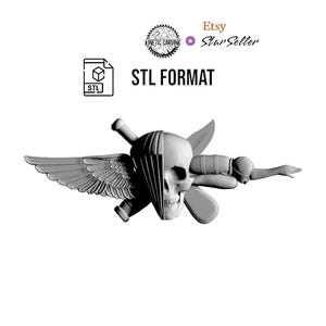 Recon Jack Badge STL | 3D CNC Carving File, Wood Relief Art, 3D ...