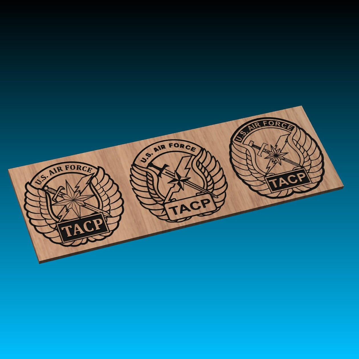 Tactical Air Control Party TACP Air Force Patches three Versions ...