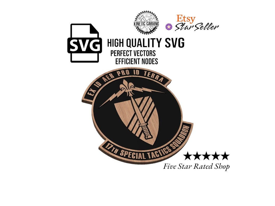 17th Special Tactics Squadron (STS) Patch Military SVG File for ...