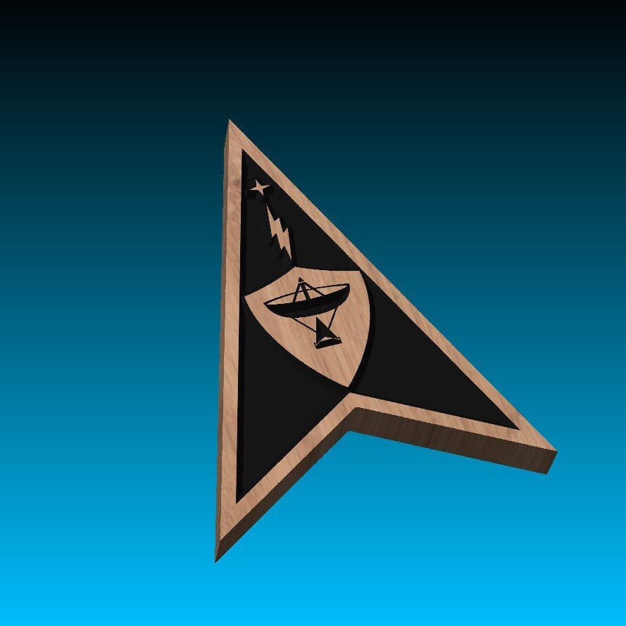 Space Force Delta 6 Command Patch Military SVG File for Woodworking ...