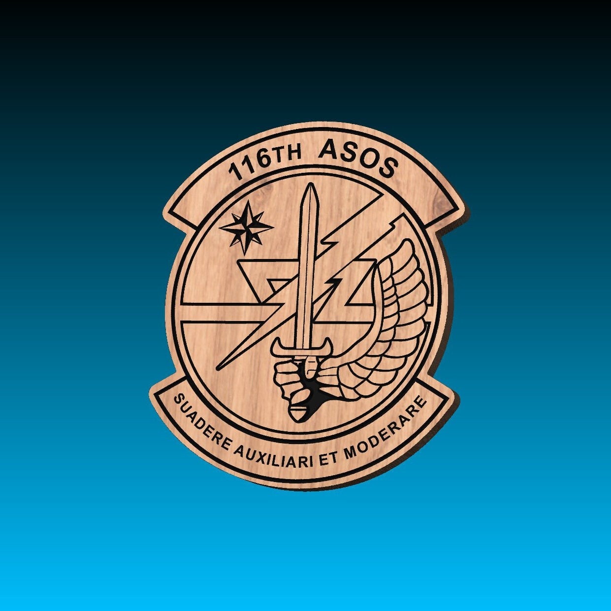 116th Air Support Operations Squadron ASOS Patch Military SVG File for ...