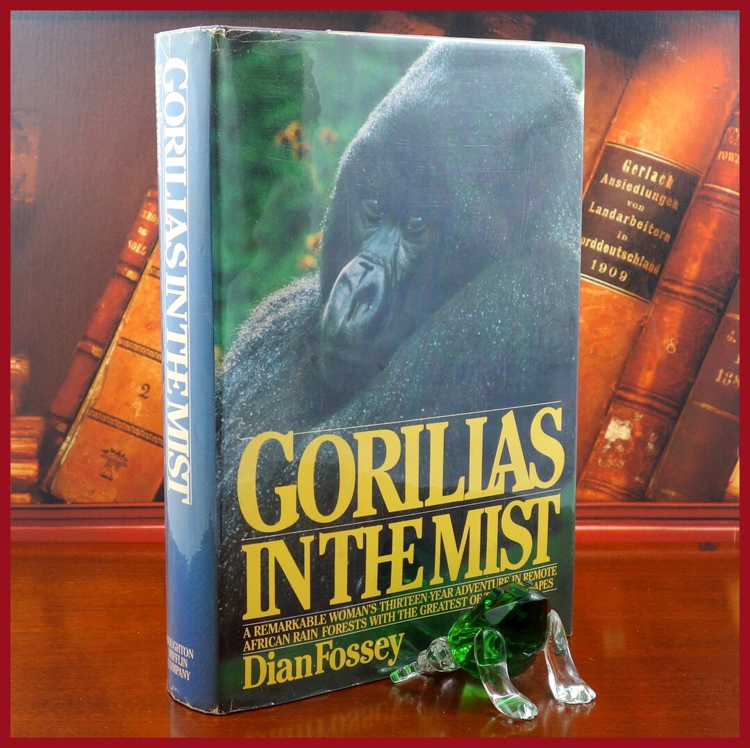 Gorillas in the Mist by Dian Fossey, 1ST EDITION & PRINTING, Houghton Mifflin Co., 1983, Case ...