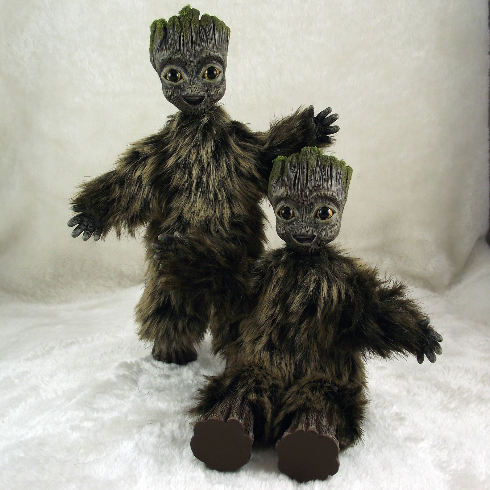 FREE SHIPPING Baby Groot Plush Art Doll From Guardians of the - Etsy