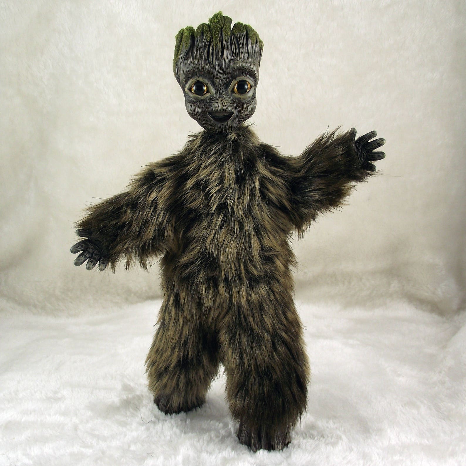 FREE SHIPPING Baby Groot Plush Art Doll From Guardians of the - Etsy