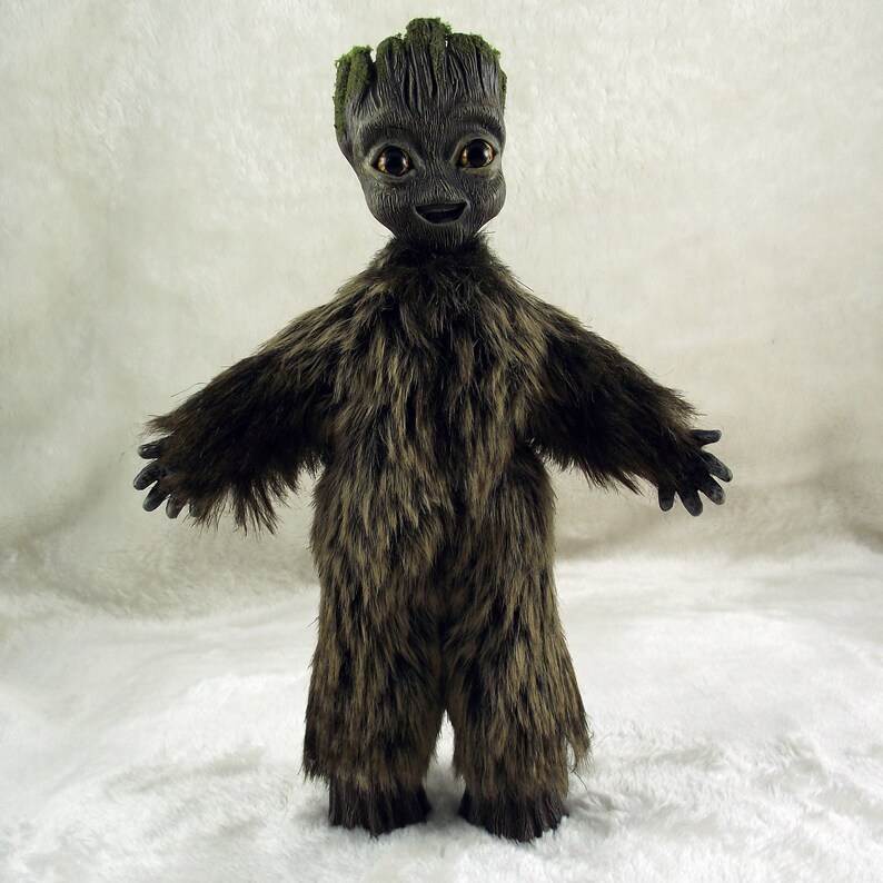 FREE SHIPPING Baby Groot Plush Art Doll From Guardians of the - Etsy