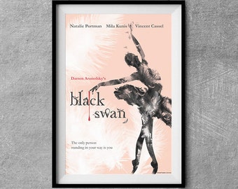 Black Swan Minimalistic Movie Poster - Etsy