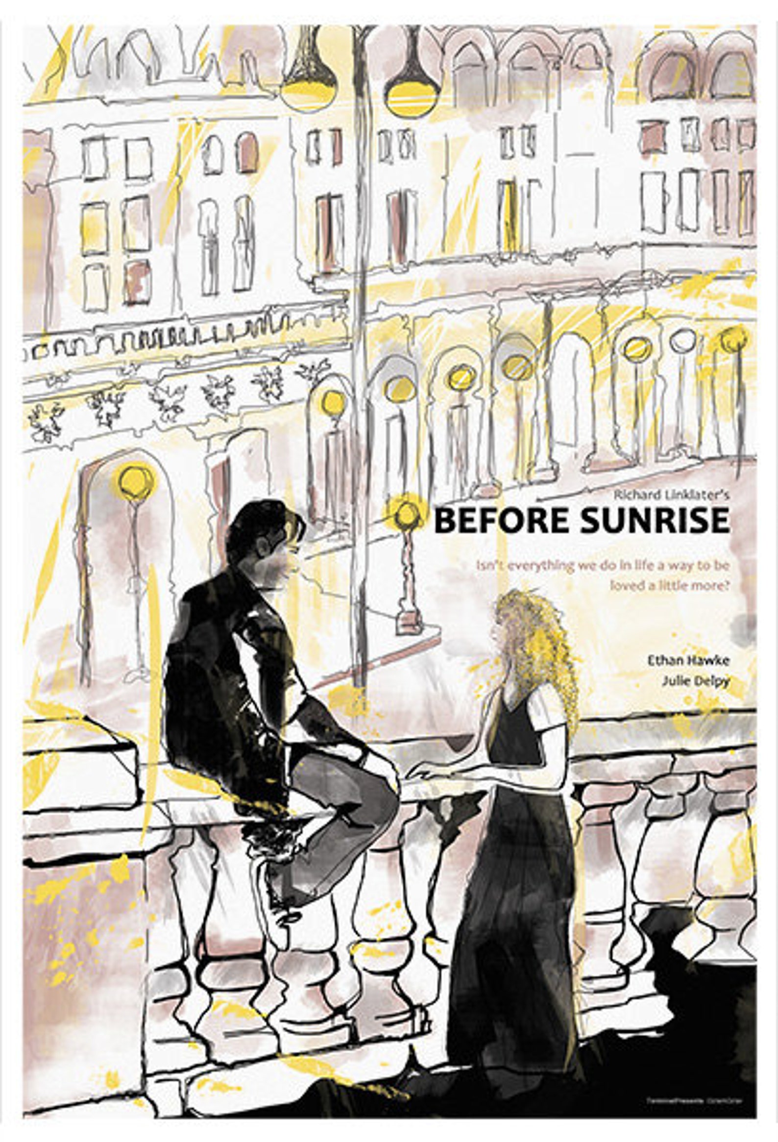 Before Sunrise Alternative Movie Poster Original Illustration - Etsy Before Sunrise Alternative Movie Poster Original Illustration - Etsy