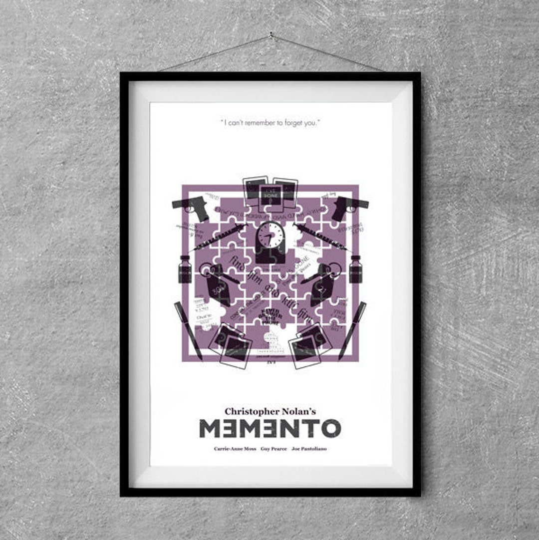 Memento Alternative Movie Poster - Icon Artwork - Etsy