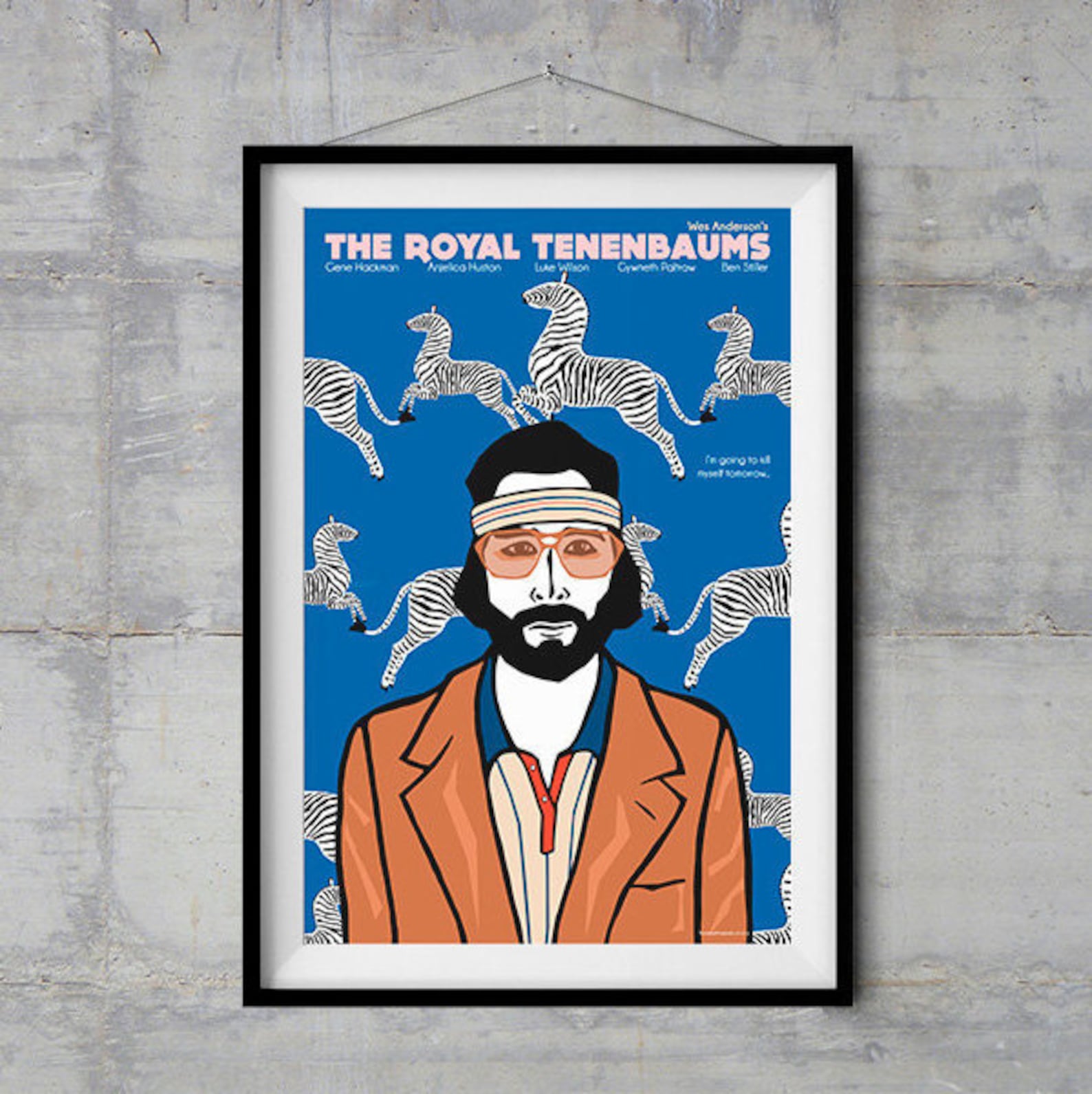 The Royal Tenenbaums - Richie Poster - Original Illustration - Etsy