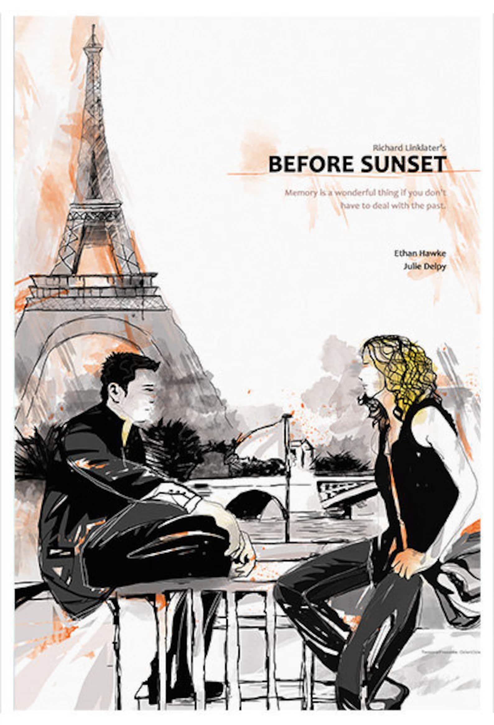 The Before Trilogy Poster Set of 3 Before Movies Illustration Artwork ...