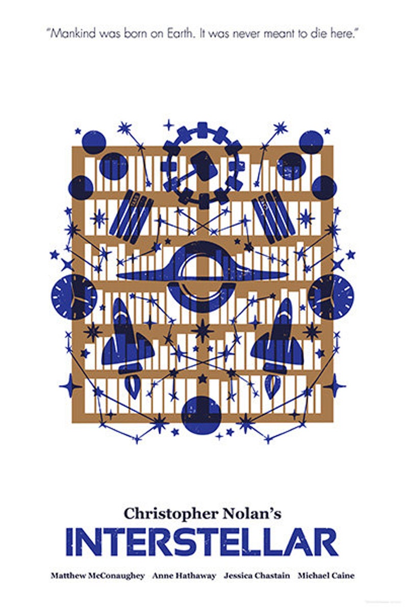 Christopher Nolan Set of 3 Alternative Movie Posters Icon | Etsy