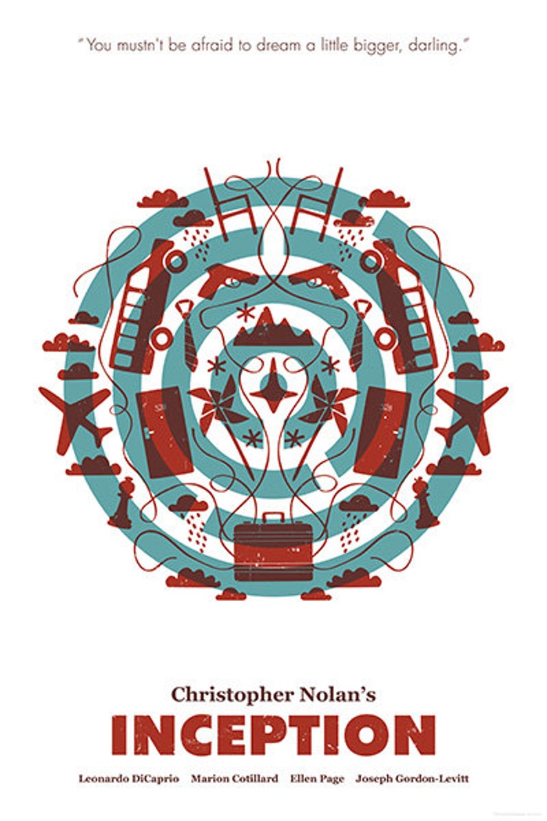 Christopher Nolan Set of 3 Alternative Movie Posters Icon Artwork - Etsy