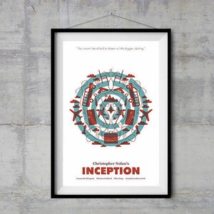 Inception Alternative Movie Poster - Icon Artwork - Etsy