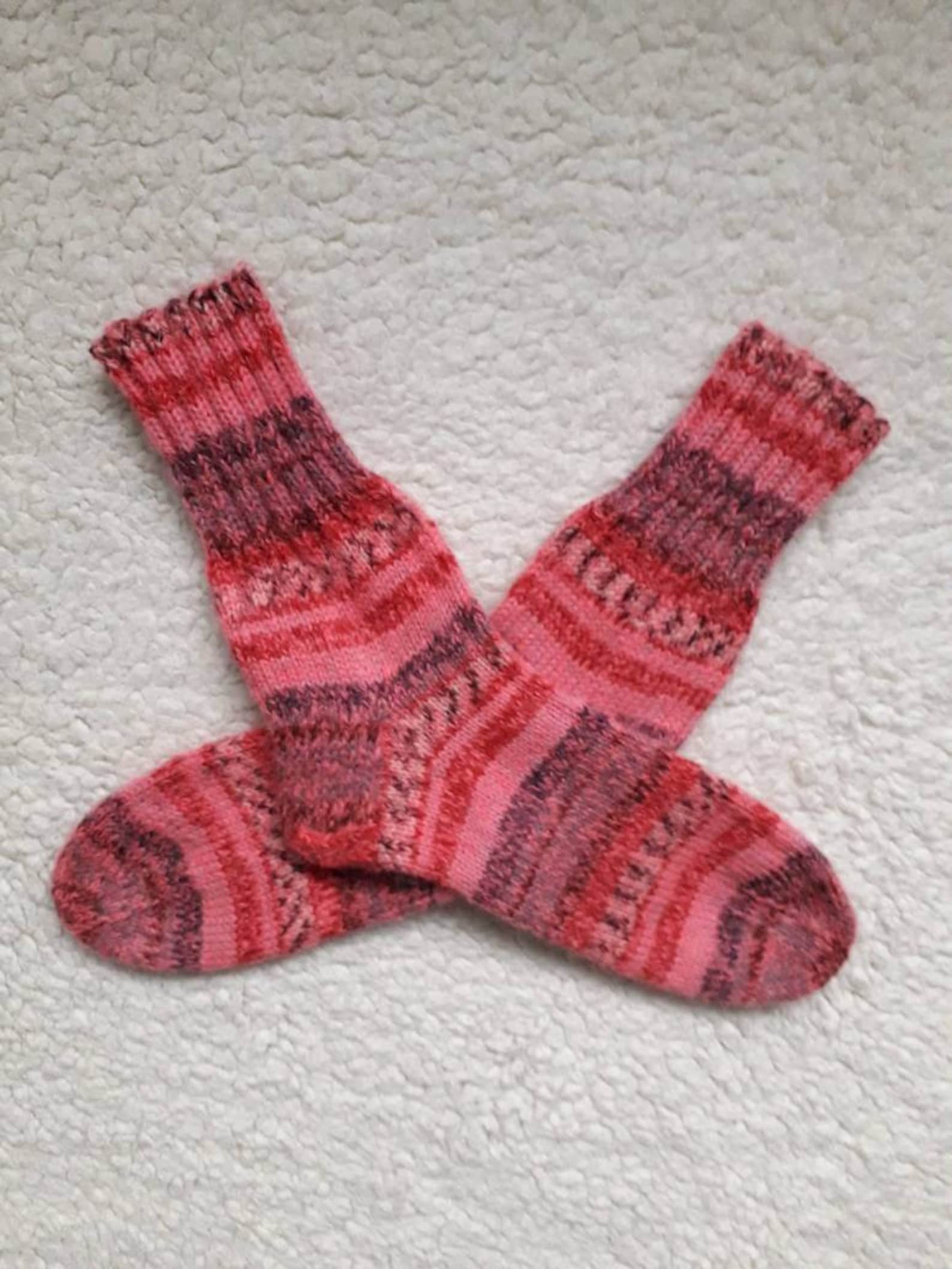 Wool Socks Knit Socks Mohair Warm Socks Womens Socks Pink Socks ...