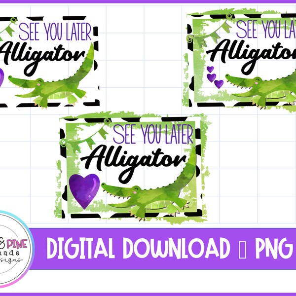 See You Later Alligator - Etsy