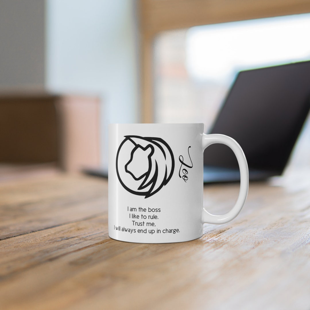 Leo Zodiac Mug: Sarcastic Horoscope Gift for Coffee Lovers - Etsy