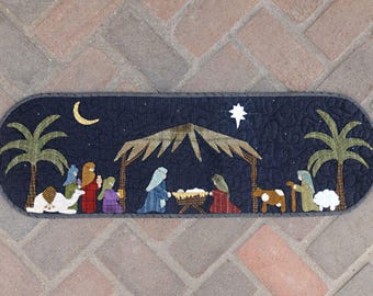 Nativity applique | Etsy