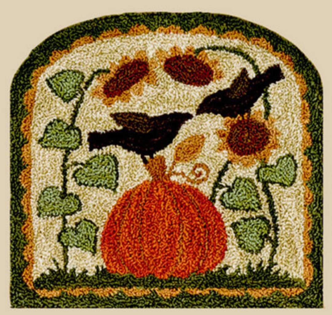 Sunflowery Day ~ Punchneedle PATTERN TK066 - Etsy