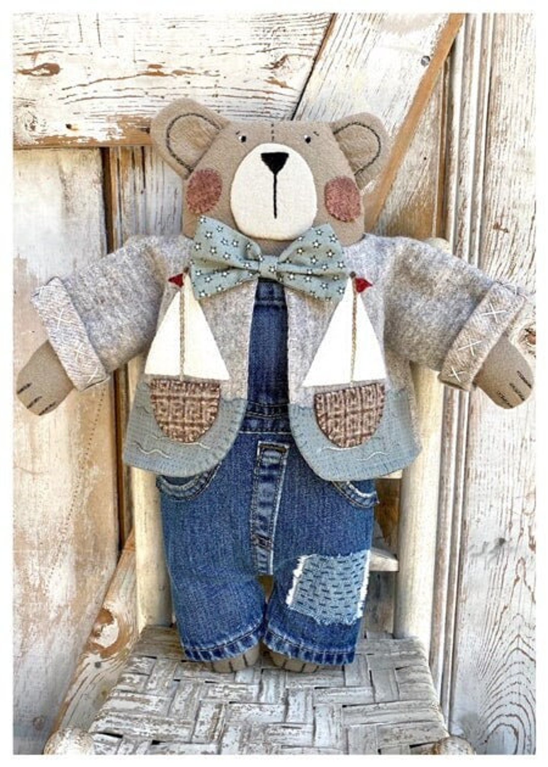 Mr. Harry Beary 2 ~ Teddy Bear PATTERN HTH414 - Etsy